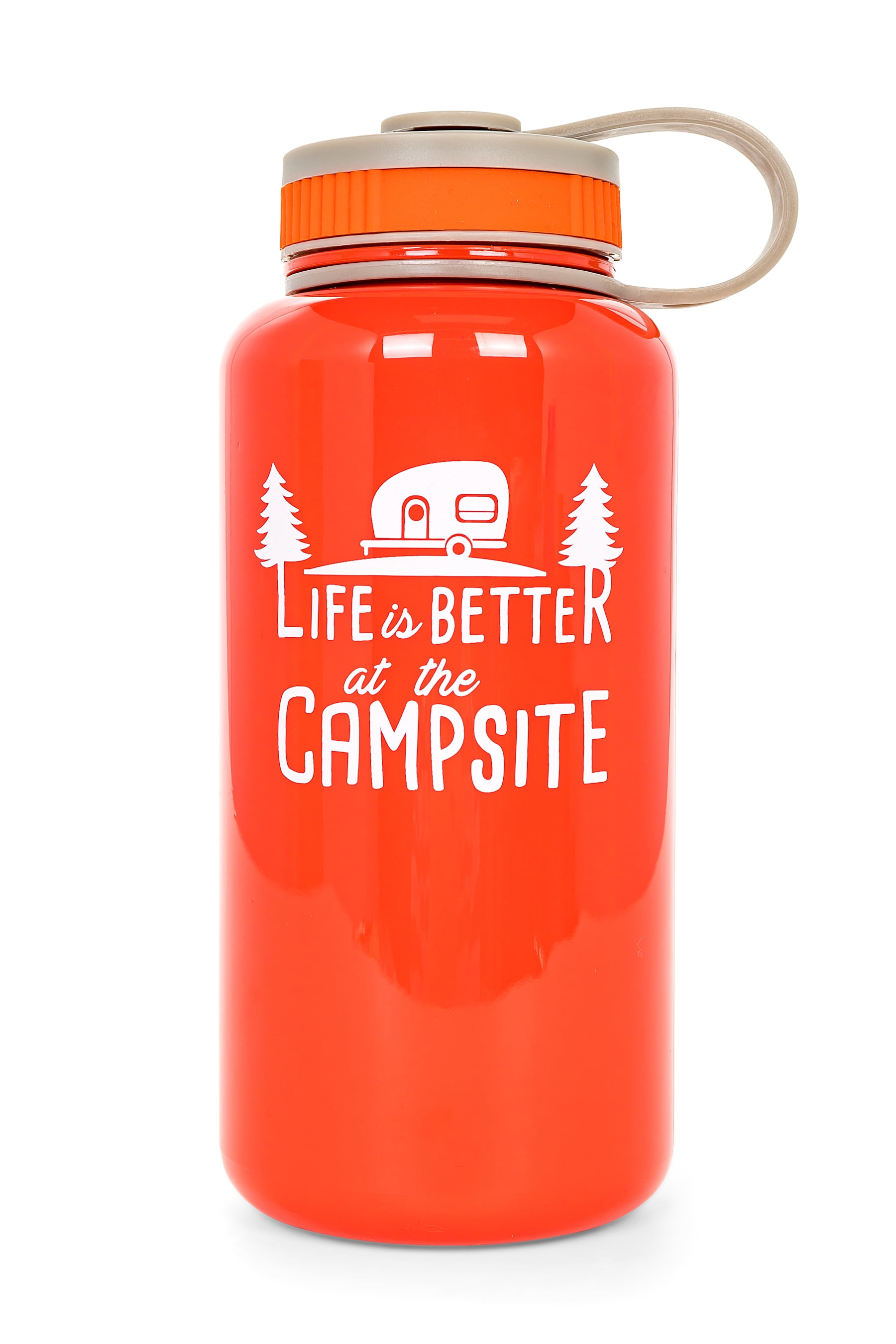 Camco 53271 Life Is Better at the Campsite 32 Oz. Reusable Water Bottle ...