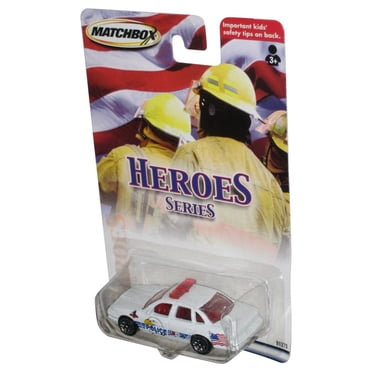 Matchbox Rescue Rookies (2001) White Police Car Toy #53/75 - Walmart.com