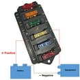 OEMASSIVE Universal Blade Fuse Box 6 Way Waterproof Fuse Holder Block ...