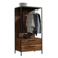 Bowery Hill Modern Engineered Wood Bedroom Armoire in Grand Walnut ...
