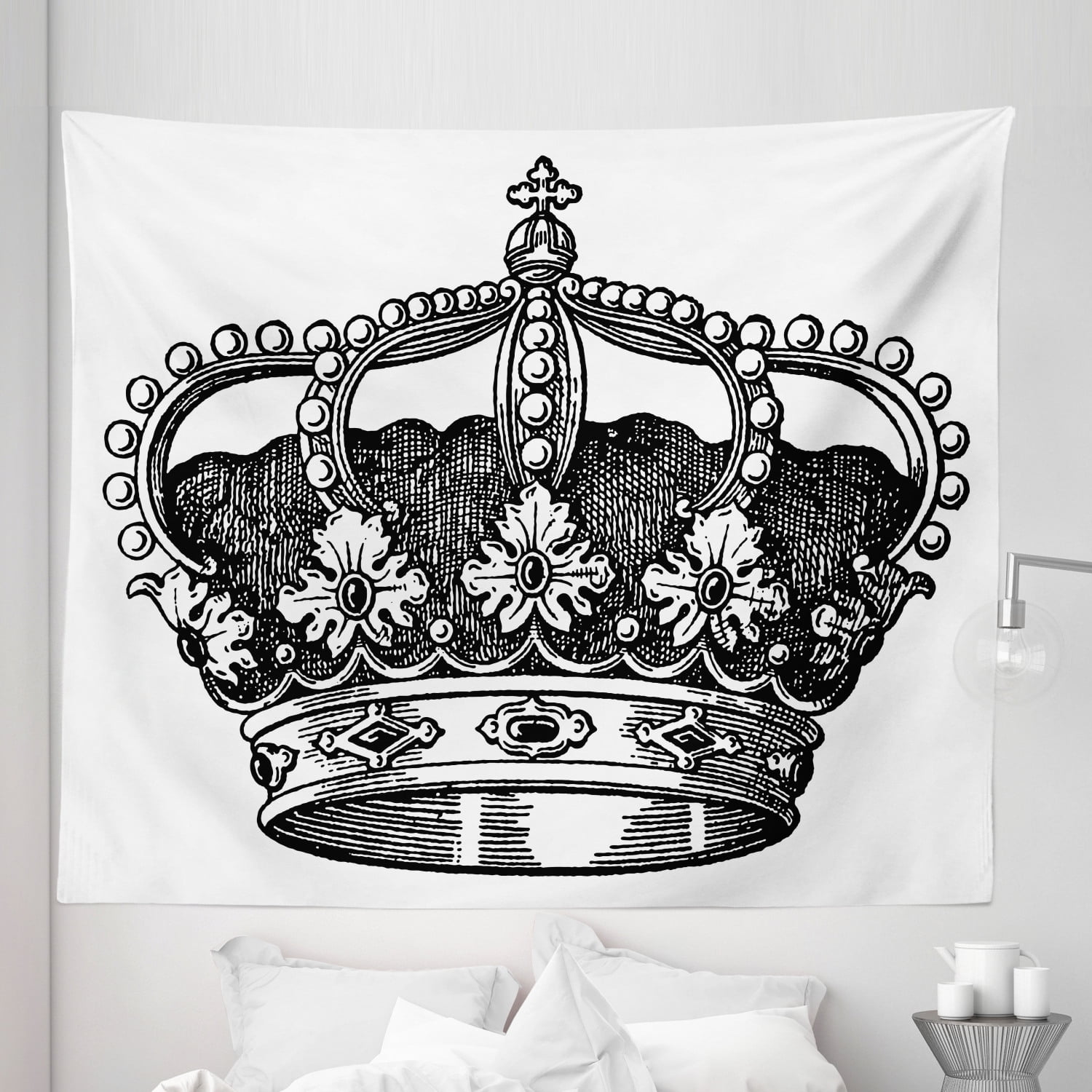 Queen Tapestry, Antique Royal Crown Kingdom Emperor Ruler Czar Monarchy ...