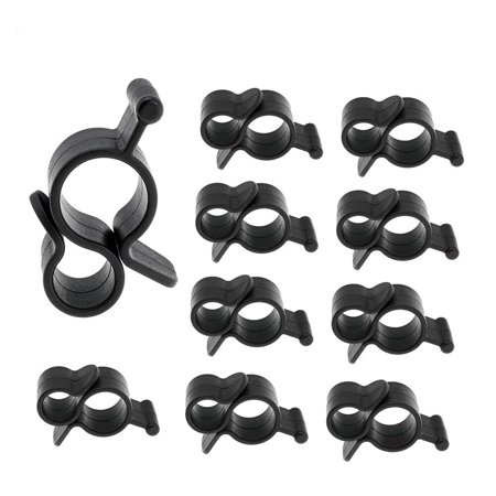 10Pcs Camping Awning Hooks Clips RV Tent Hangers Light Hanger Black ...