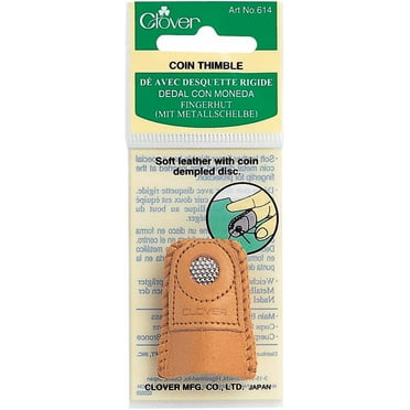 Clover Natural Fit Leather Thimble - Walmart.com