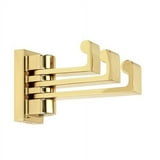 Alno A6885 Luna 1" Wide Three Arm Pivoting Solid Brass Bathroom Robe ...