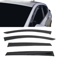 Ikon Motorsports Window Visors Fits 2024-2026 Toyota Tacoma Crew Cab ...