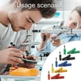 Insulated Electric Clip 55mm Spring Clip and Banana Plug Probes With ...