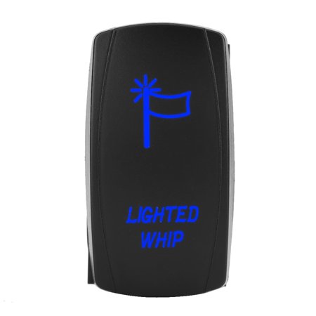 Lighted Whip Rocker Switch, Wide Application On Off 5 Pins Toggle ...