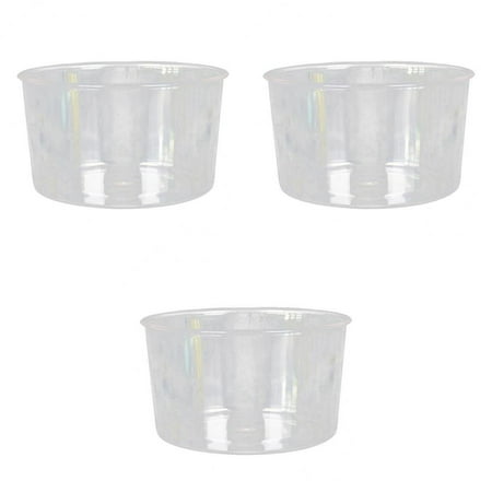 3 Acrylic Round Serving Bowls Party Salad Mixing Bowls | Walmart Canada