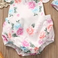 Newborn Infant Baby Girl Floral Romper Summer Jumpsuit Sunsuit Outfit ...