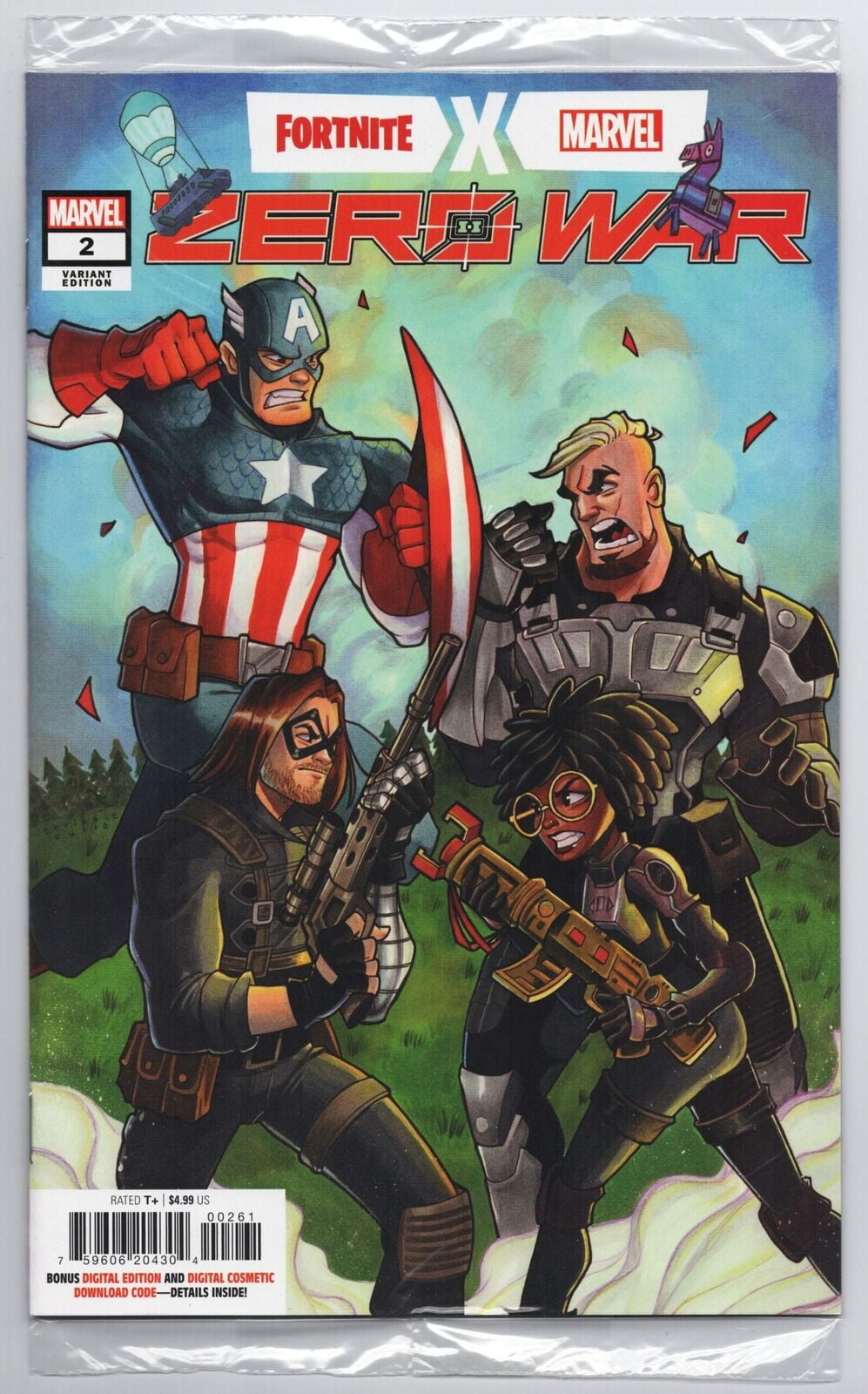 Fortnite X Marvel: Zero War #2E (in bag) VF ; Marvel Comic Book ...