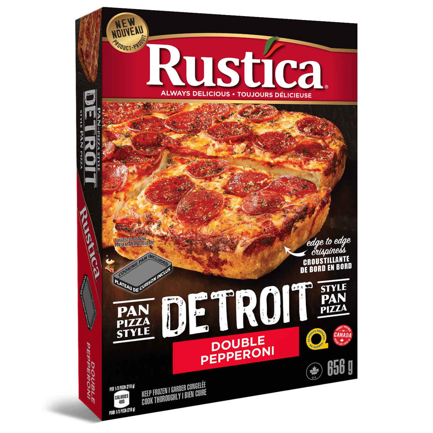 Click here for Rustica Detroit Style Pan Pizza Double Pepperoni 6... prices
