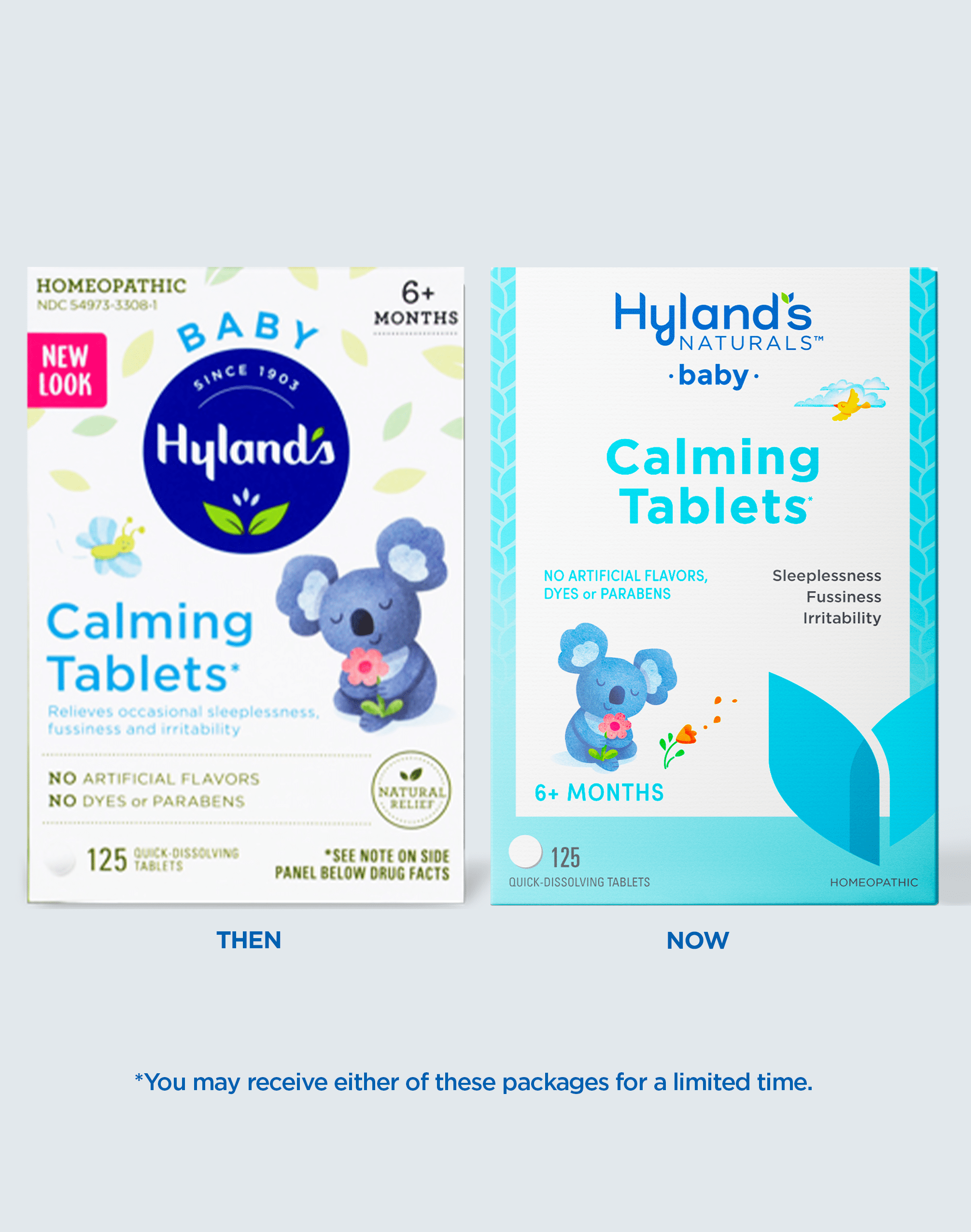 Hyland's Naturals Baby Calming Tablets, Natural Relief of Occasional ...