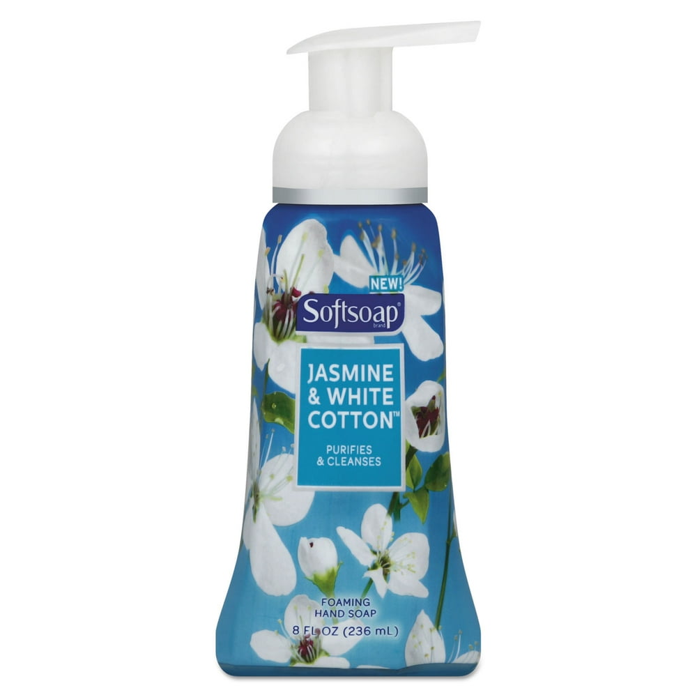 Softsoap Jasmine & White Cotton Foaming Hand Soap, 8 Fl Oz - Walmart ...