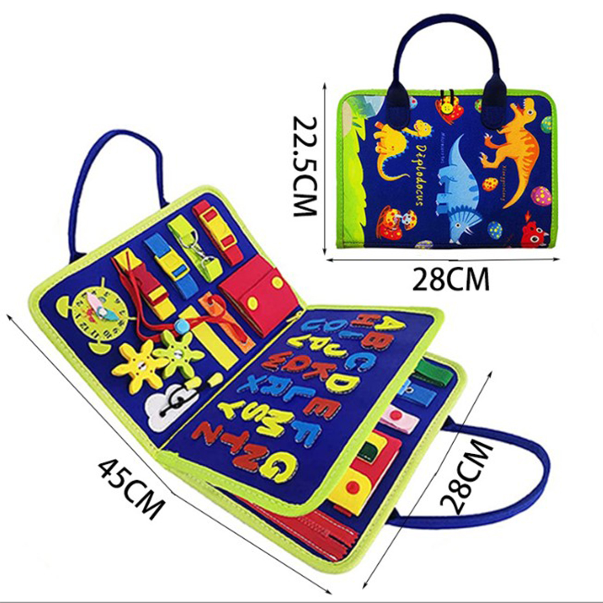 Busy Board Felt Busy Table Toys Preschool Educational Learning Toys for ...