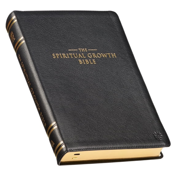 Pre-Owned The Spiritual Growth Bible, Study Bible, NLT - New Living ...
