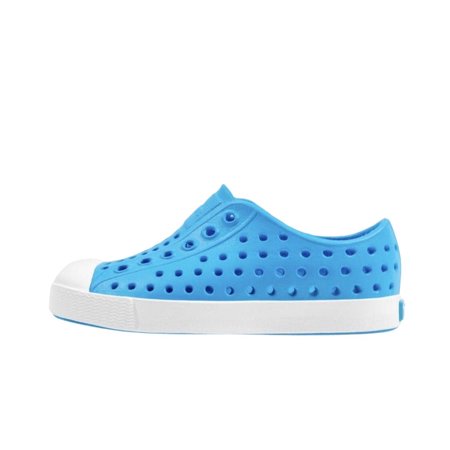 Native Jefferson Vivid Blue/Shell White Kids Shoes size J6/Youth 6 ...