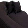 Raven Sofa in Black Suede Velvet by Diamond Sofa - Walmart.com