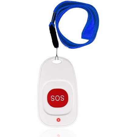 Bmatwk TH001 Wireless Call Buttons SOS Button for Caregiver Pager 500ft ...