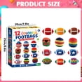 Assorted Foot Bag 12 Pack Knitted Footbags Set with Calendar Blind Box ...