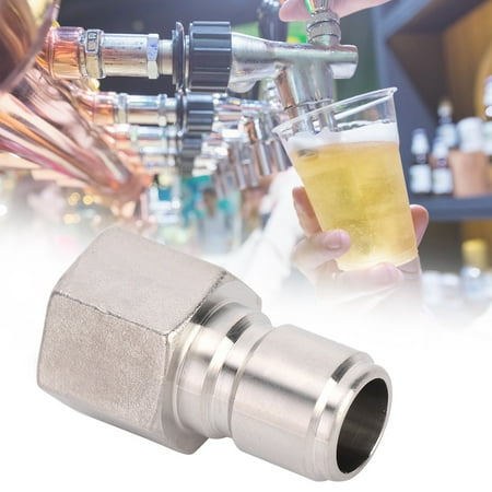 FAGINEY 2Pcs Stainless Steel Quick Connector Homebrew Beer Keg Fitting ...