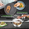 12-Piece Stainless Steel Kitchenware - Pots & Pans Set Clad Kitchen ...