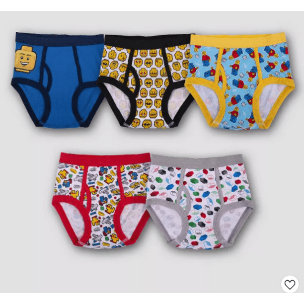 LEGO Boys 5pk Underwear - Walmart.com