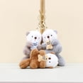 Bag Charm Plush Keyring Bags Accesories Purse Decoration Cartoon ...