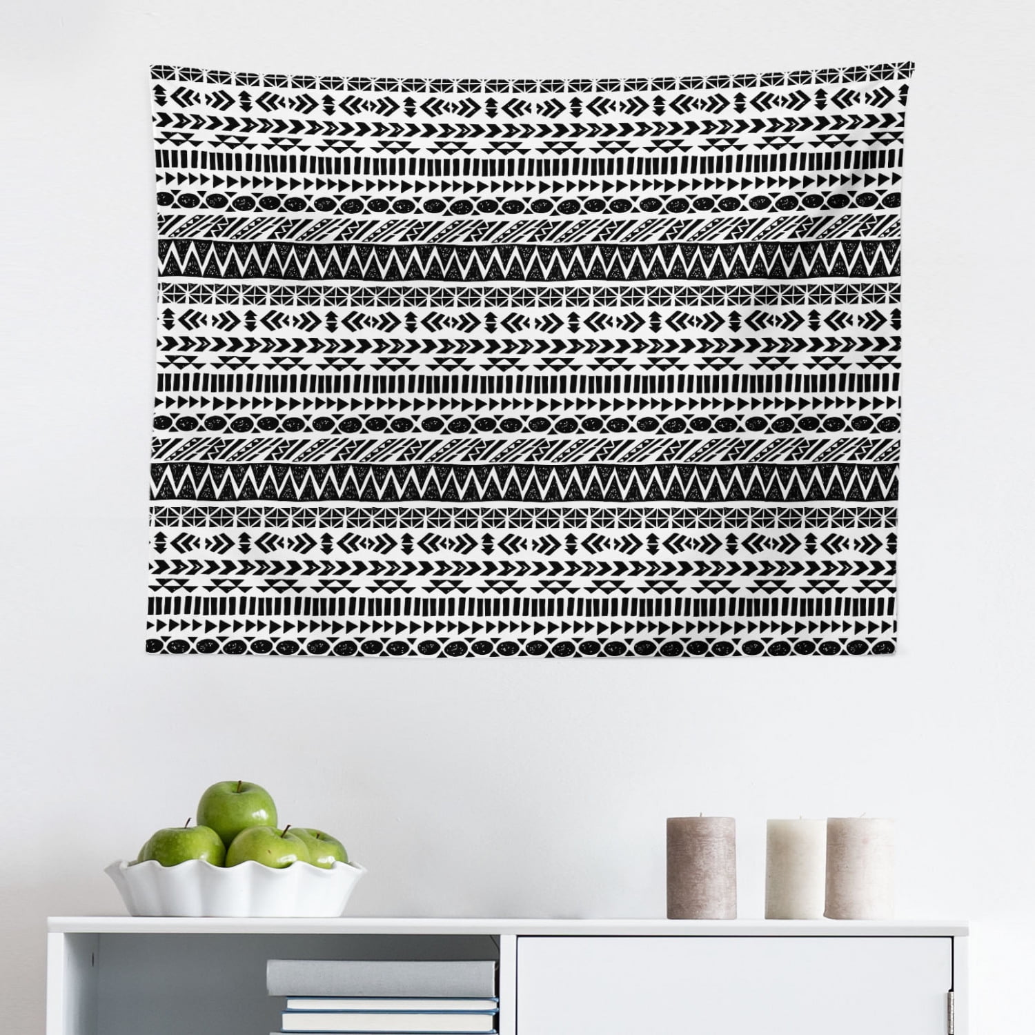 Striped Tapestry, Prehistoric Stripes Form Indie Hunting Aboriginal ...