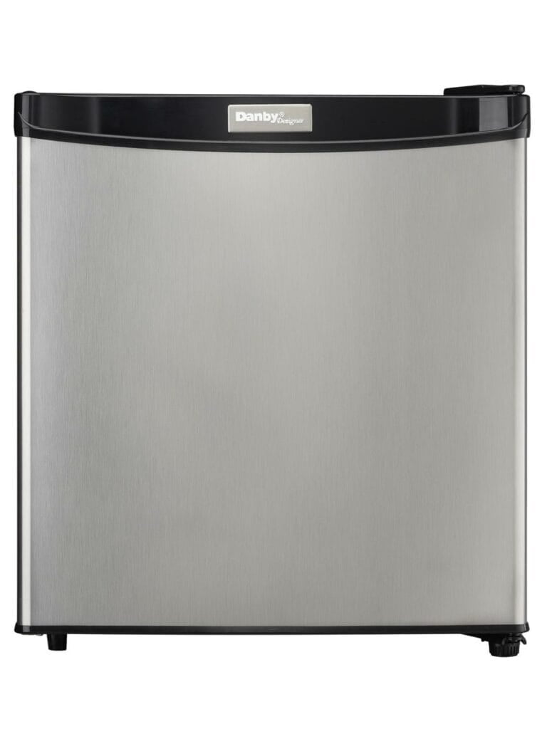 Danby Designer 1.6 cu. ft. Compact Fridge in Stainless Steel ...