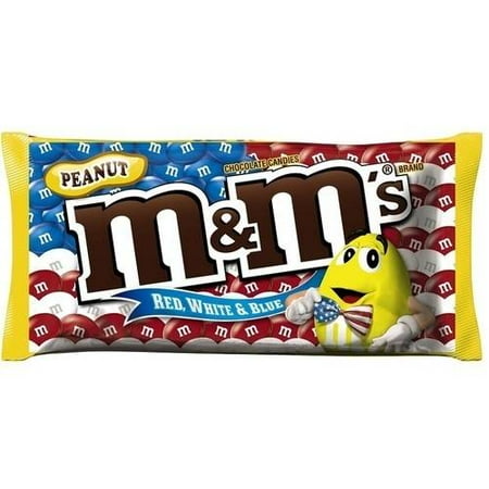 M&M's Red, White & Blue Peanut Chocolate Candy, 11.4 Oz. – BrickSeek
