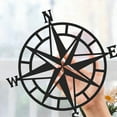 Metal Nautical Compass Wall Art Wall Hanging Compass Wall Decor ...