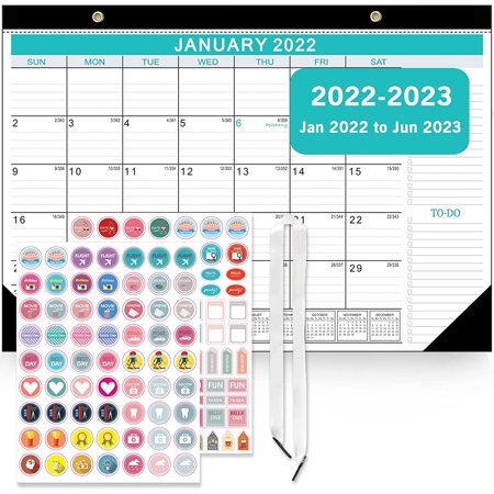 Desk Pad Calendar 2022-2023 Academic Year, Large Monthly Calendar for ...