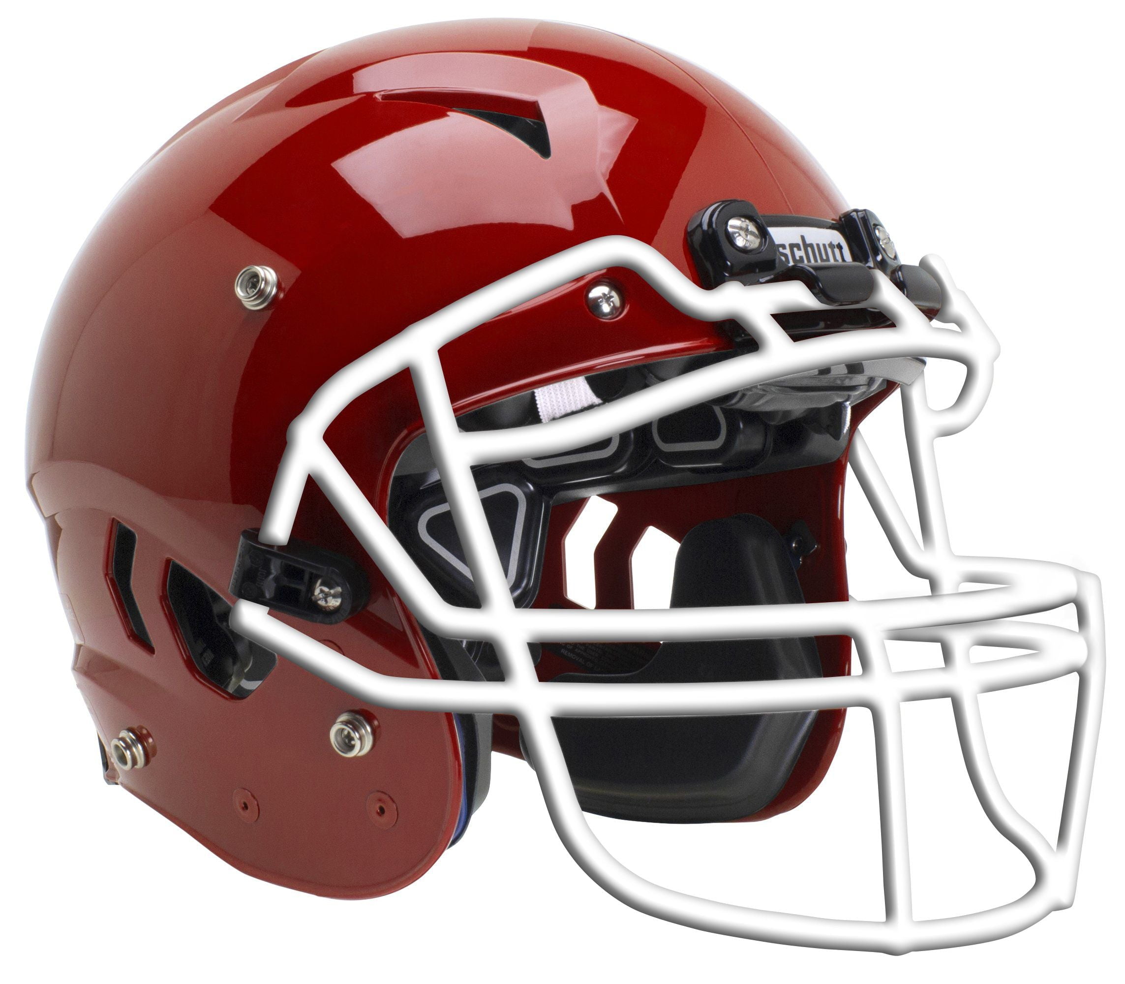 Schutt Vengeance A11 Youth Football Helmet w/Facemask (XXS, Scarlet ...