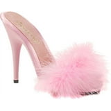 Women's Fabulicious Poise 501F Marabou Slide - Walmart.com