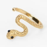 Claire's Gold Embellished Snake & Geometric Holiday Rings Set - 10 Pack ...