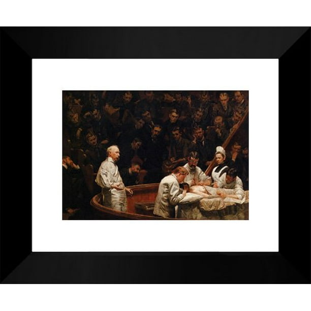 The Agnew Clinic 15x18 Framed Art Print by Eakins, Thomas - Walmart.com