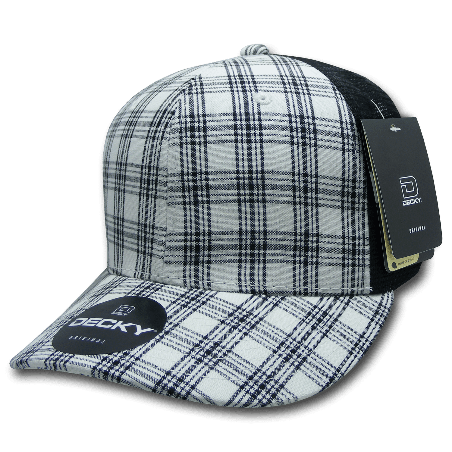 M/C Plaid, Black Mesh Cap, 218 - Walmart.com