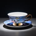 Bone China Coffee Mugs European Bird Pattern Light Luxury Phnom Penh ...