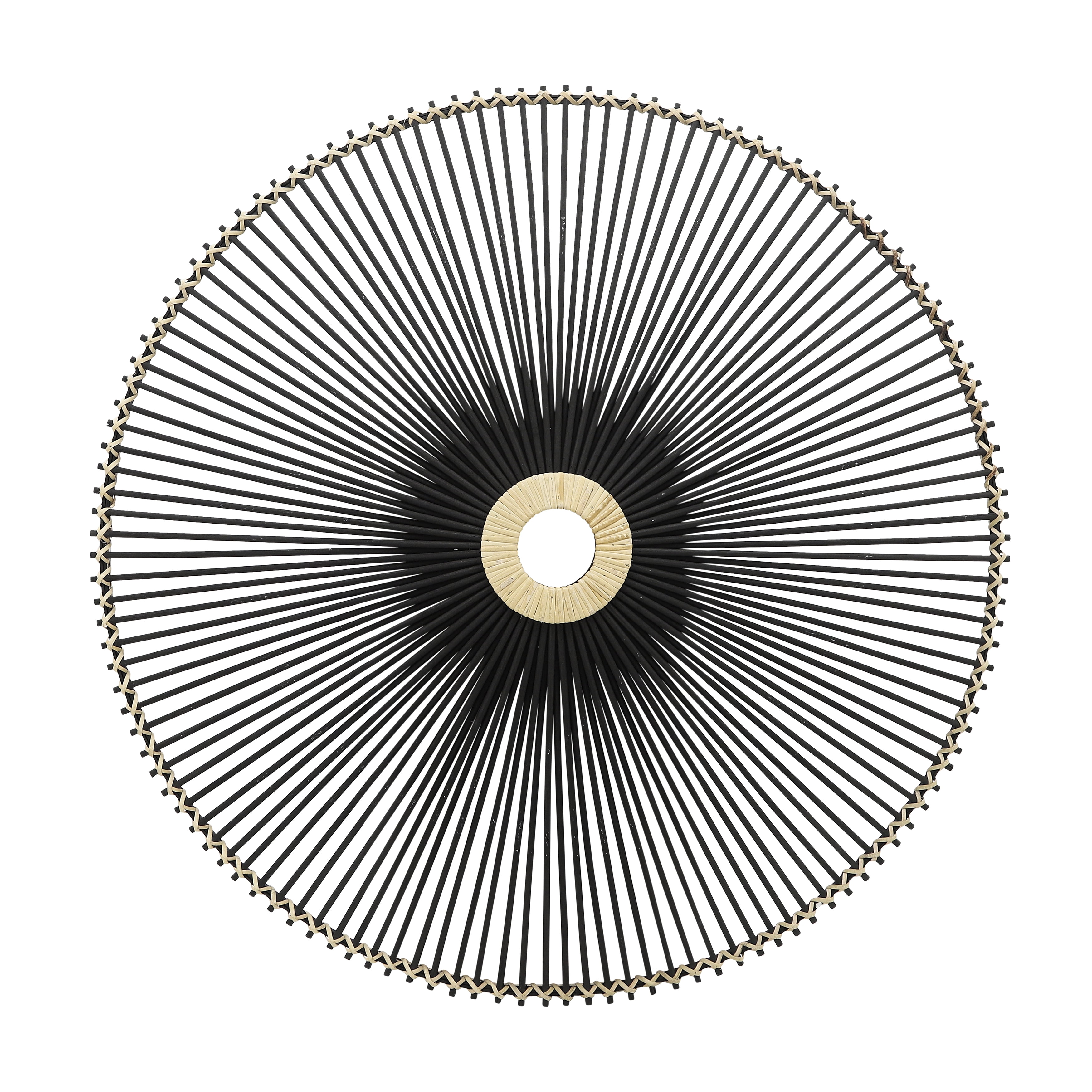 Sagebrook Home Wicker, 36", Wall Accent, Black - Walmart.com