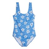 Real Essentials 3 Pack: Girl's Surf UPF 50+ Printed One Piece Beach ...