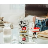 Disney Mickey Mouse Sketchbook Ceramic Mug With Lid | Holds 18 Ounces ...