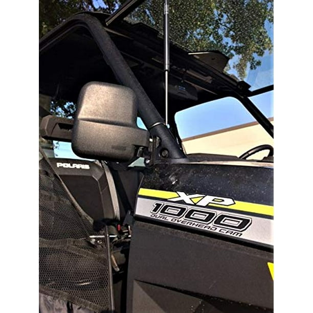 Folding Side View Mirror Set for Polaris Ranger 1000XP 2018+(Will Work ...