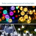 Solar String Lights, Total 23ft 50 LED Solar Globe String Lights, 8 ...