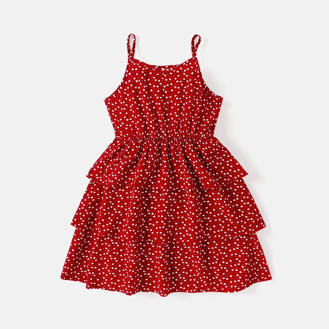 PatPat Kid Girl Polka dots Layered Slip Party Dress - Walmart.com