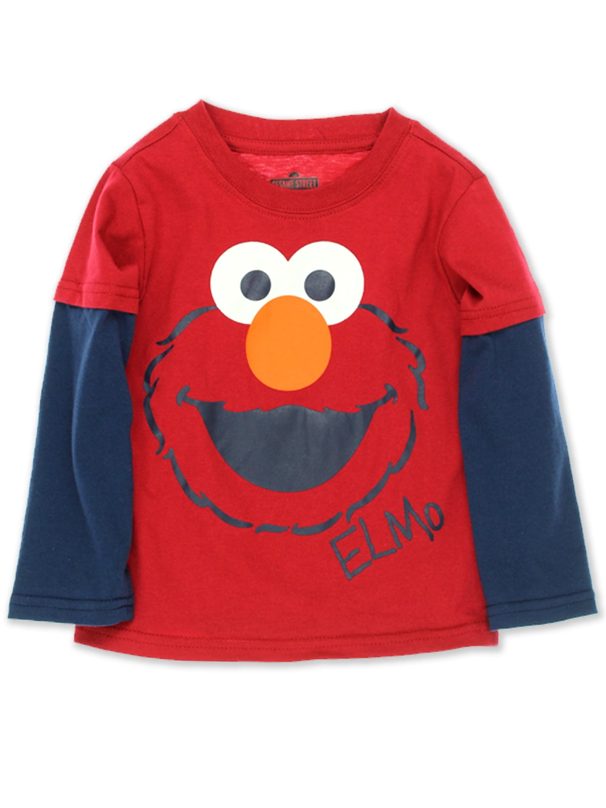 Sesame Street Elmo Baby Boys Long Sleeve Tee ASEB402 - Walmart.com