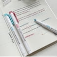 HuiXinOu Double-Ended Highlighters & Journal Pens Set - No-Bleed Pastel ...
