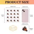 8Pcs Plastic Waterproof Self-Adhesive Picture Stickers Round Dot ...