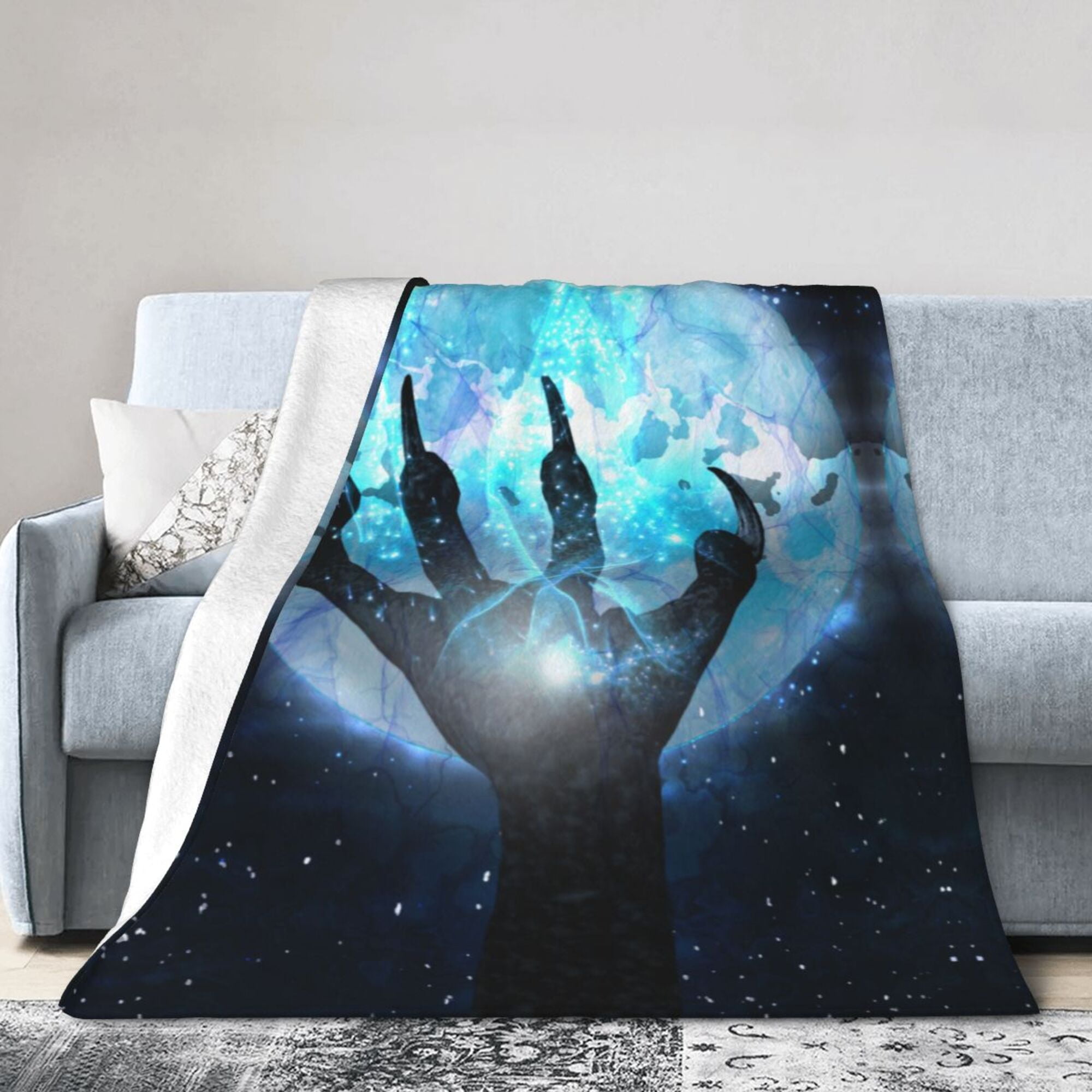 ZICANCN Anti-Pilling Flannel Bed Throw Blankets Werewolf Full Moon ...