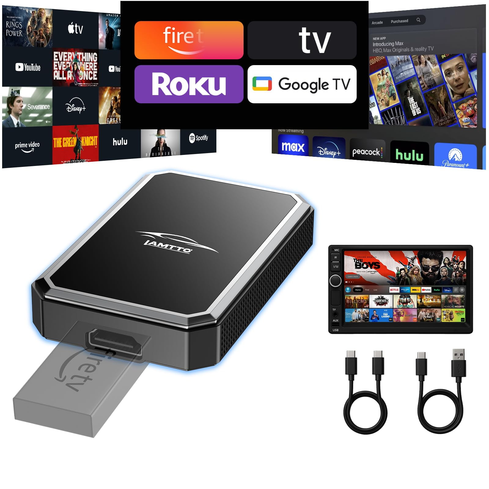Click here for Lamtto Car Tv Mate Pro And Wireless Carplay Adapte... prices