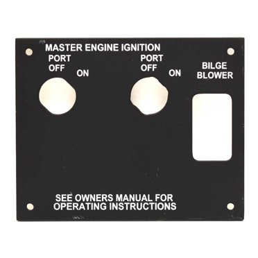 Rinker Boat Switch Panel Blank 206492B | 262 Woodgrain 12 1/8 x 11 1/2 ...